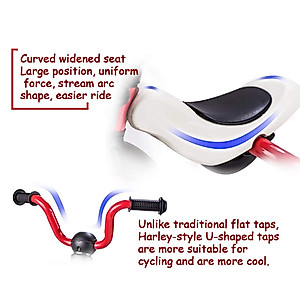 Ygqtbc Children's Tricycle,Perfect for Beginner Riders Ages 2+ – Encourages Active Play – Durable Design with Built-in Safety Features – Comfortable Ride (Color : B)