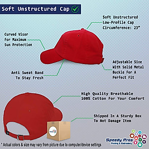 Custom Soft Baseball Cap Atom Science Physics Embroidery Symbols Atom Science Physics Twill Cotton Dad Hats for Men & Women Red Personalized Text Here