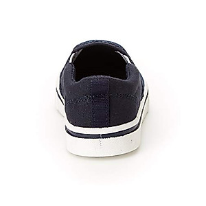 OshKosh B'Gosh Boy's Austin Slip On Shoe, New Navy, 10 Toddler