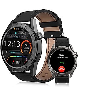 AHWOO Smart Watches for Men Women(Make/Answer Call)，Activity Trackers and Smartwatches with Heart Rate,Sleep,Blood Oxygen Monitor，Waterproof Fitness Smart Watch for Android iPhone Compatible