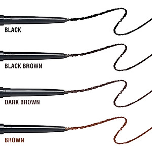 KISS New York Pro Intense Gel Eyeliner with Built-in Sharpener, Waterproof, Smudge-proof, Long Lasting Gel Eyeliner Pencil (Dark Brown)