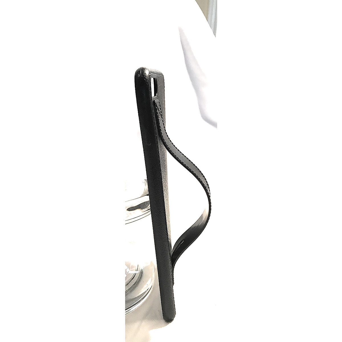 Black handle iPhone case