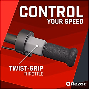 Razor MX125 Dirt Rocket Electric-Powered Dirt Bike with Authentic Motocross Dirt Bike Geometry, Rear-Wheel Drive,100-watt, high-Torque, Chain-Driven Motor, for Kids 7+