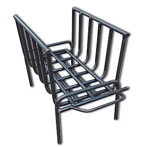 Premium Argentine Grill + Brazier - Iron Argentina Grill - BBQ Parrilla Asado - Sor Pampa Grill (32 x 20 in)