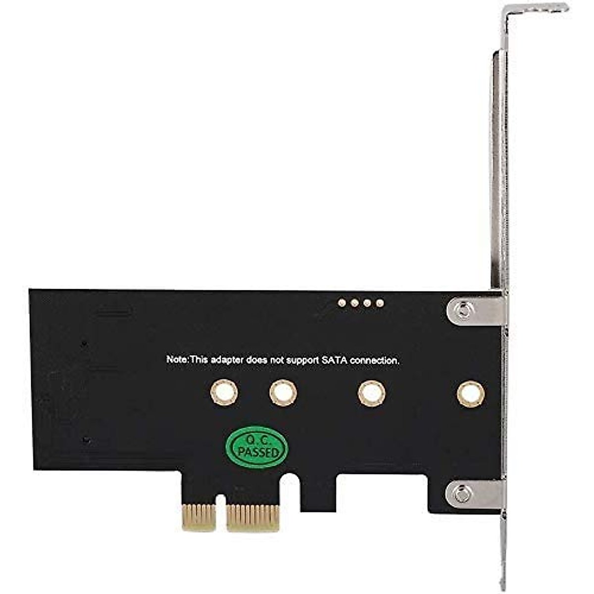 MZHOU NVME M.2 SSD M-Key to PCI-e 3.0 x1 Host Controller Expansion Card,Supports M2 NGFF PCI-e 3.0, 2.0 or 1.0, NVME or AHC 2280, 2260, 2242, 2230 Solid State Drives with Low Profile Bracket