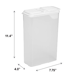 Buddeez Storage Container Cereal Dispenser, White