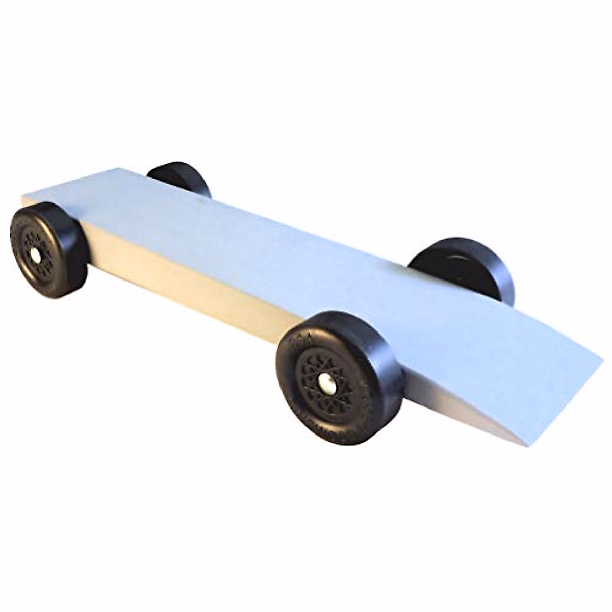 Pinewood Pro Pine Derby Complete Car Kit with PRO Graphite - Pre-Weighted, Pre-Drilled and Primed Ready for Paint -The Lazer