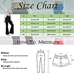 NLOMOCT Flare Leggings for Women Cross High Waisted Yoga Pants Workout Lounge Bootleg Casual Legging with Pockets Black