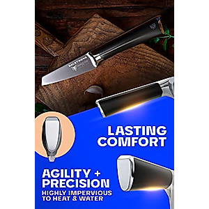 Dalstrong Paring Knife - 3.5" - Vanquish Series - Forged High Carbon German Steel - POM Handle - NSF Certified