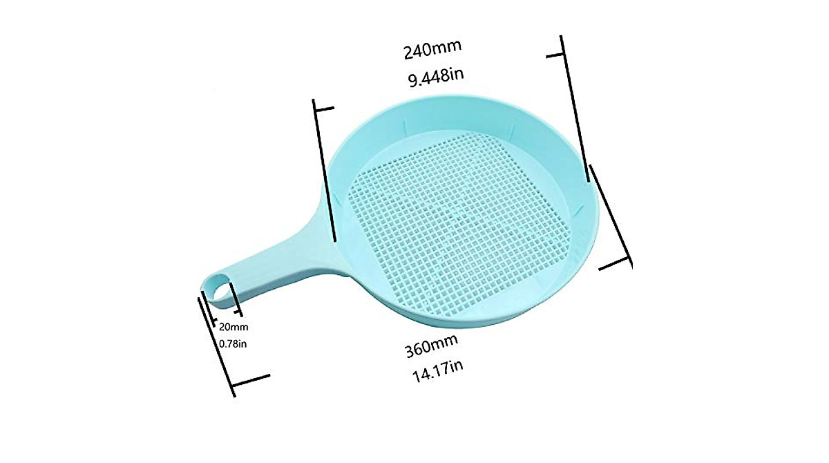 ZYAMY 3mm Plastic Garden Sieve Tool for Beautiful Gardens