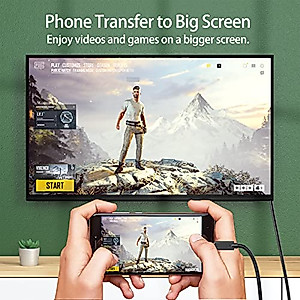 FEMORO USB C to DVI Cable 3 Feet, USB-C (Thunderbolt 3 Compatible) to DVI Cable [Support DVI 4K, 24K Gold Plated, Braided] Compatible for MacBook Pro 2016-2020, Surface Book 2, Dell XPS 13/15, Galaxy