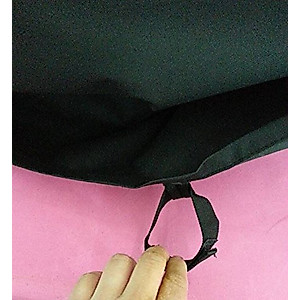 Garden Home Heavy Duty BLACK 64 INCH Grill Cover with Brush