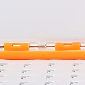 Rosvola Fishing Accessory, Fishing Lure Container Easy Carry Large Storage Space Light Weight for Lure Sea Fishing Earthworms Fly Fishing Preservation for Put Lures