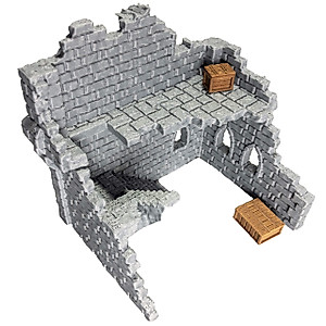 Extruded Gaming Building Ruins Set 3B