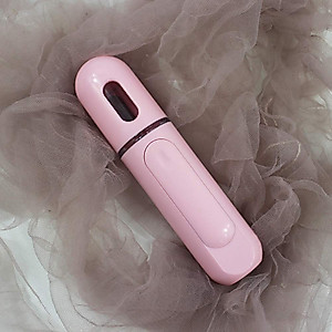 Nano Facial Mister, Portable Mini Cool Mist Facial Steamer Moisturizing Hydrating Face Sprayer for Skin Care, Makeup, Cleaning Pores，Eyelash Extensions，Summer Cool (Pink)
