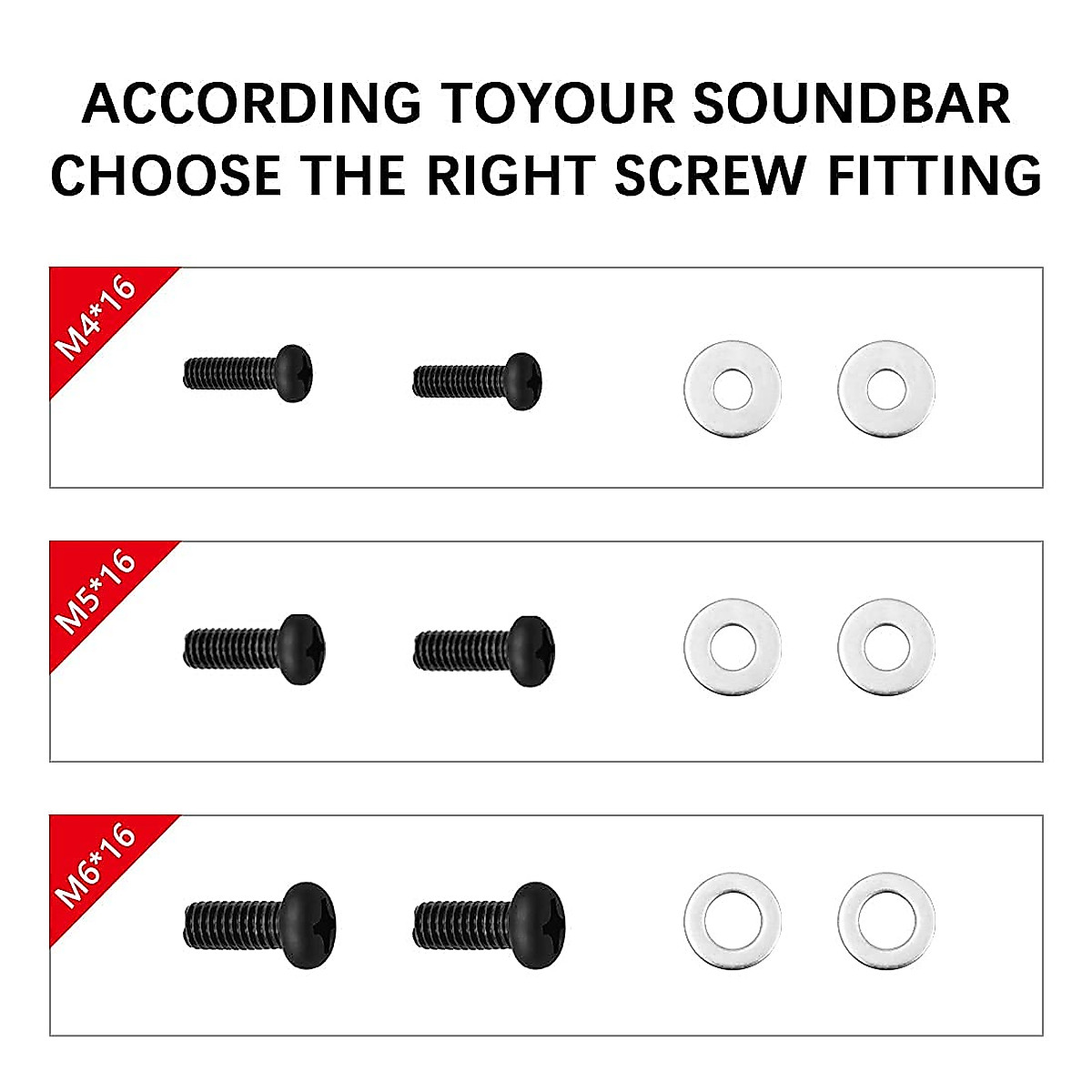 Adjustable Universal Soundbar Mount for Most Sound bar - for Samsung, Vizio, Bose, Roku, JBL, LG, Sony, Onn, Polk, Sonos,TCL, Yamaha Nakamichi, Soundbar Mounts Mounting Bracket