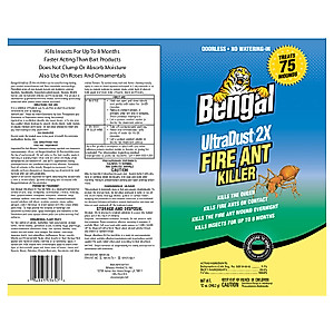 Bengal Products, Inc 93650 Ultra Dust Fire Ant Killer 12 Oz