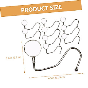 Alipis 30 Pcs Anti-Skid Hook Bags Metal Aluminum Alloy + Iron Student