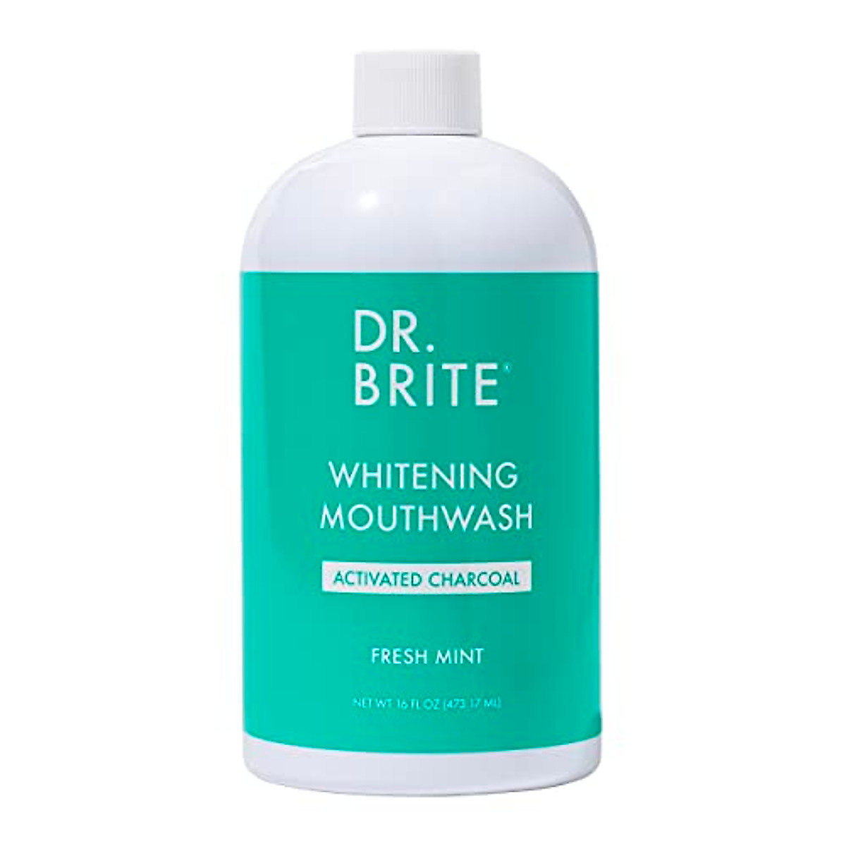 Dr. Brite Natural Whitening Mouthwash, Alcohol-Free, Doctor Formulated to Prevent Bad Breath - Mint, 16 oz