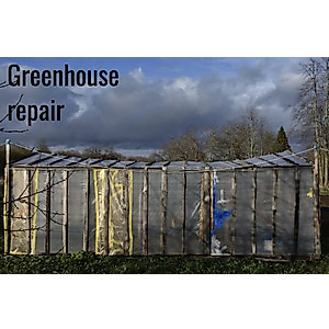 GGR Supplies LDPE-9R Heavy Duty Low Density Polyethylene Film Coated Tape with Rubber Adhesive Ideal for Sealing and Seaming. 36 Yards. (White, 3" (72 mm))