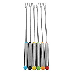 Fondu Fork Set, Fondue Forks, Chocolate Fork Fondue Tools Stainless Steel Fondue Forks, Cheese Fondue Forks Chocolate Dipping Fork for Chocolate Fountain for Cheese Fondue