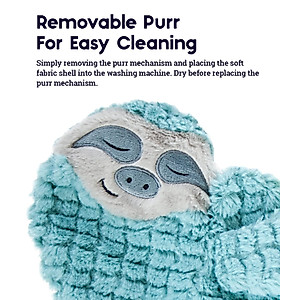 Petstages Purr Pillow Snoozin' Sloth Soothing Plush Cat Toy