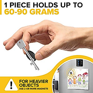 Magnetic Squares, Rectangles and Circles with Self Adhesive Backing - Peel & Stick Magnetic Dots and Squares - Flexible Sticky Magnets - Sheets is Alternative to Magnetic Stickers, Tape and Labels