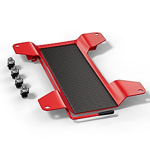 Premium Motorcycle Center Stand Rolling Dolly with 360°Casters,Easy Bike Movement,Motorcycle Scooter Mover 500lbs for Workshop and Home Garage