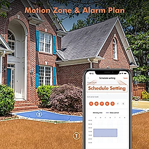 Dzees 【Upgrade Solar Camera Security Outdoor Wireless, Wireless Outdoor Security Cameras with Solar Panel, 1080P Color Night Vision, Spotlight/Alarm, AI Detection, 2-Way Talk, IP66 Waterproof