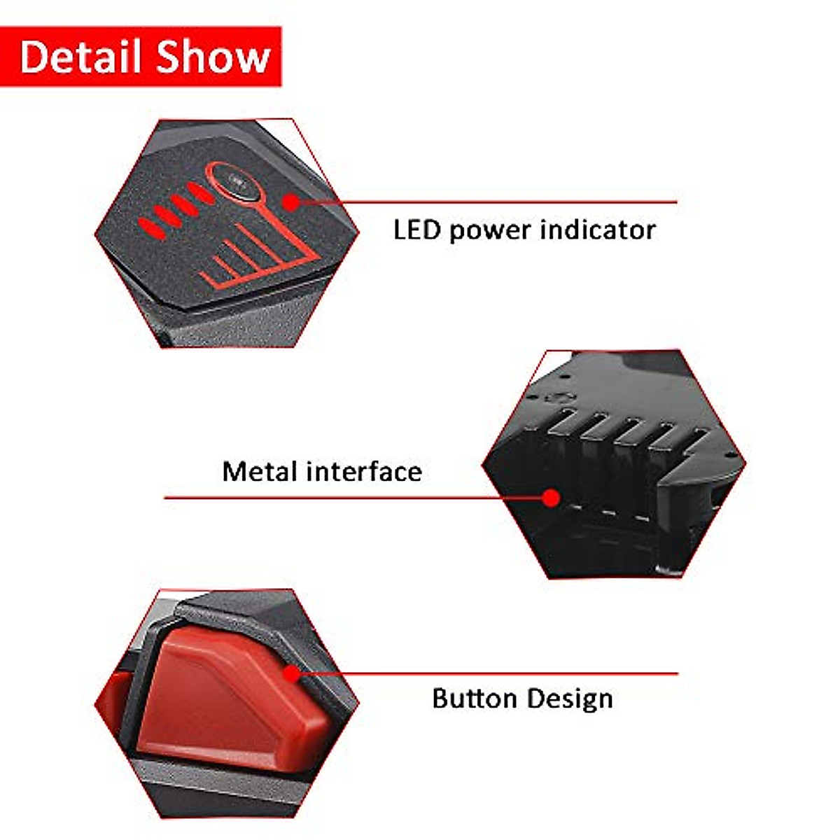 waitley 18V 9.0Ah Replacement Battery Compatible with Milwaukee M18 18v 9000mAh M18B 48-11-1820 48-11-1850 48-11-1828 48-11-10 Lithium-Ion Battery Cordless Power Tools
