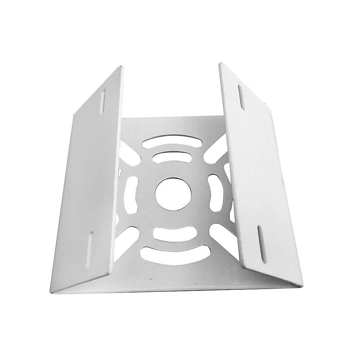 Fox Baby Universal Vertical Pole Mounting Bracket for CCTV Security Camera PTZ Dome, Wall Mounting Loop Bracket with 8 Loops (2 Pcs)