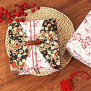 10 Sheets of Japanese Style Thickened Roller Gift Wrapping Paper for Christmas,Wedding,Birthday,Baby Shower,Valentine,Gift Box Packing DIY Craft,17.3" x 23.23" (Pink)