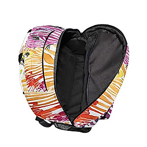 ALAZA Oil Painting Zebra Print Backpack Daypack College School Travel Shoulder Bag
