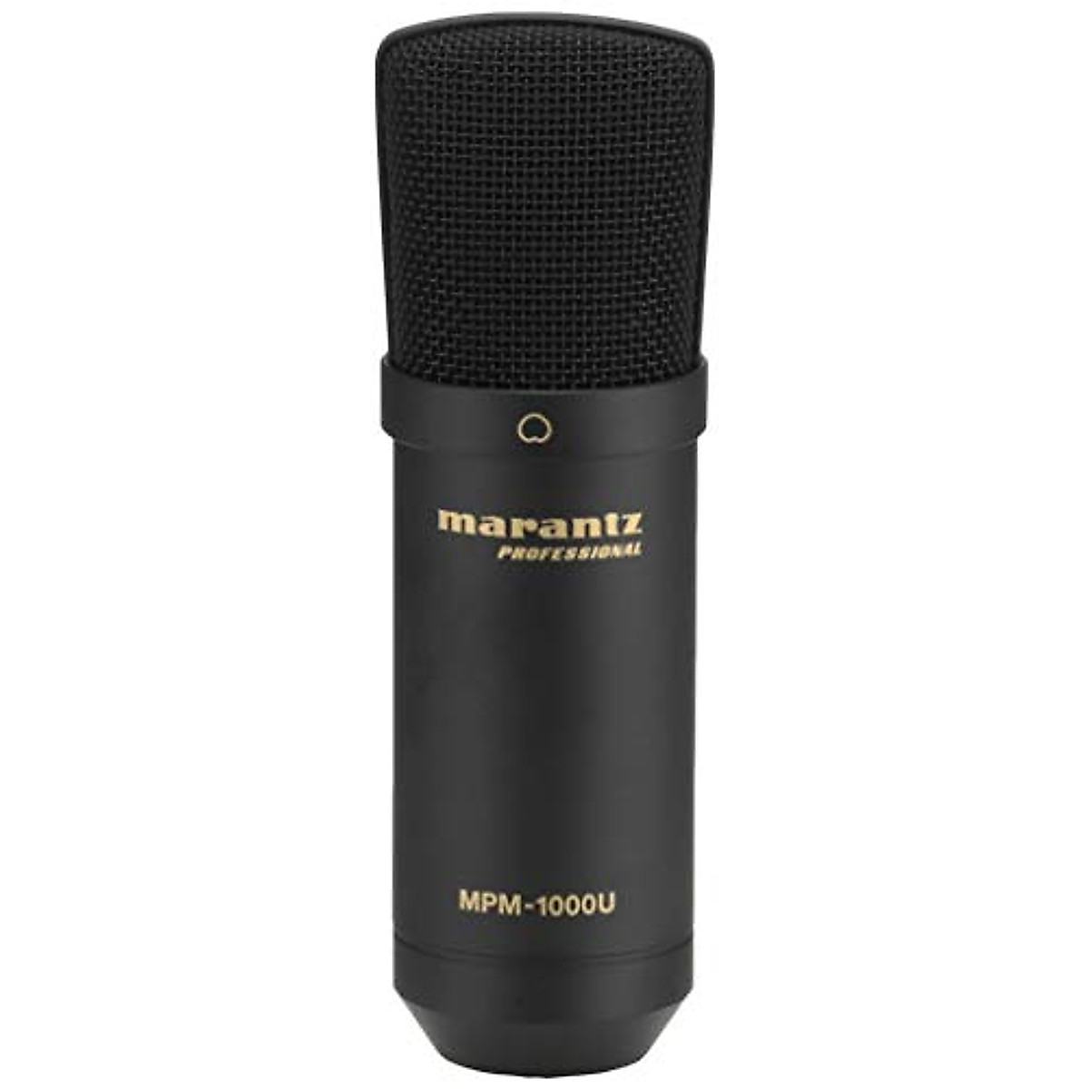 Marantz Professional MPM-1000U | Large Diaphragm USB Condenser Microphone for Podcasting & Recording, Including USB Cable & Mic Clip, Black
