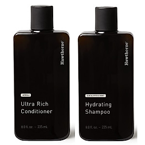 Hawthorne Hair Hydrating Shampoo and Conditioner Set | Includes Hydrating Shampoo and Ultra Rich Conditioner | Bundle Set of 2 Products