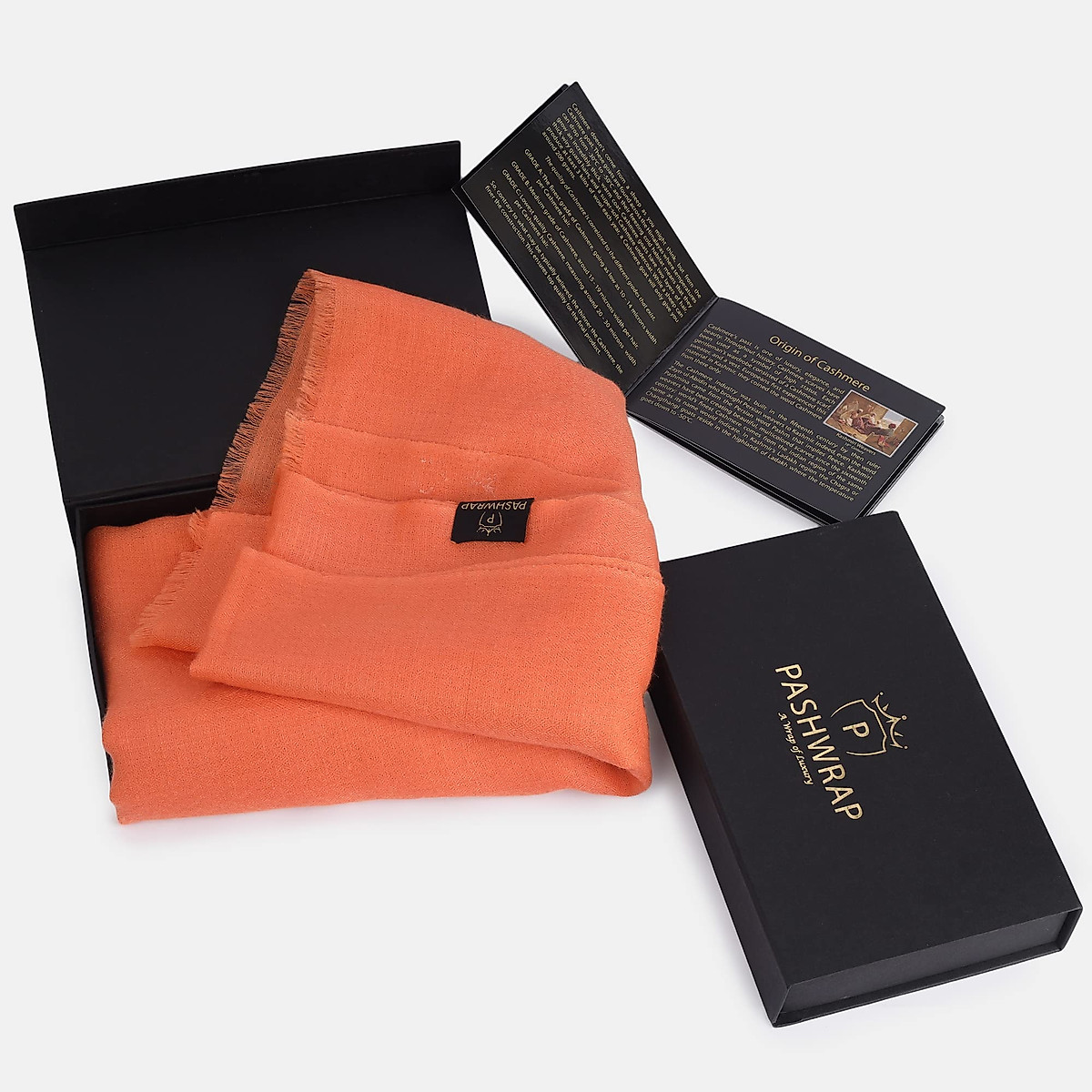 PASHWRAP Cashmere Wrap Handwoven in Kashmir - Luxurious large Cashmere Scarf for Women Lightweight (Turquoise)