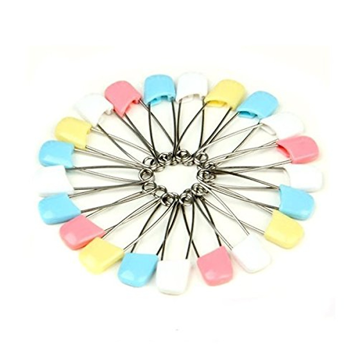 Generic Cloth Diaper Pins Stainless Steel Traditional Safety Pin 12pcs