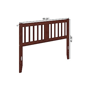 AFI Tahoe Queen Headboard with USB Turbo Charger in Walnut