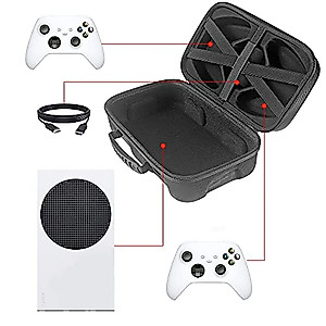 JEROME for Game System Suitcase Nylon Carrying Bags Case Protective Console Travel Case for