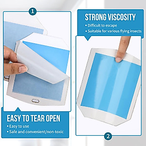 Flying Insect Trap, Indoor Plug-in Fly Trap for Home, Mosquito Killer Indoor Gnat Moth Catcher with Night UV Light, Mosquito Attractant Fly Bug Zapper for Home, Office (2 x Devices & 8 x Refills)