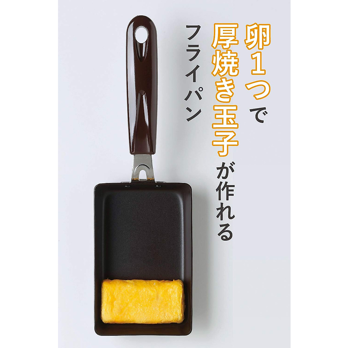 Shimomura Kihan 27473 Tsubamesanjo Frying Pan, Perfect for 1 Piece, Egg, Made in Japan, Iron, Induction Compatible, Bento Box, 5.9 x 3.9 inches (15 x 10 cm)