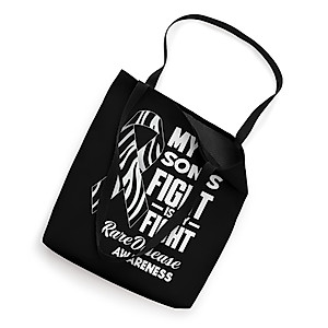 My Son's Fight Is My Fight Rare Disease Awareness Tote Bag