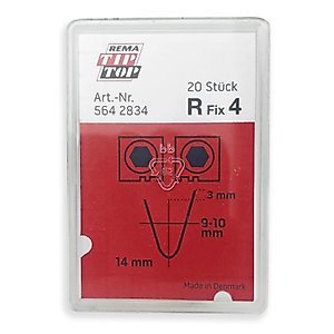 Rema Tip Top 20 R-4 Tire Regroover Round Edge Blades, 9-10mm Wide, up to 14mm deep