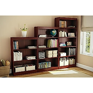 South Shore Axess 5-Shelf Bookcase - Royal Cherry