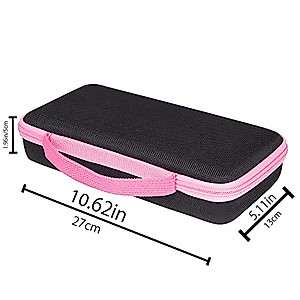 Aenllosi Hard Carrying Case Compatible with Pink Power Electric Fabric Scissors Box Cutter
