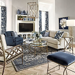 Hand Tufted Traditional Wool Area Rugs by Allen Home - Durable - 100% Wool - Living Room, Dining Room, Bedroom, and Entryway Area Rugs - 8’ x 10’ - Cabrina Gray