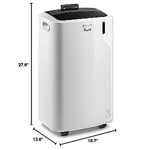 DeLonghi PACEM370 WH Pinguino Portable Air Conditioner, White