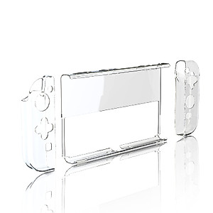 HEATFUN Protective Case for Switch OLED, Switch OLED Hard Console Case and TPU Joy Con Covers - Switch OLED Accessories