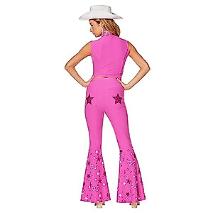 Spirit Halloween Barbie the Movie Adult Cowboy Costume - S | Officially Licensed | Cowgirl Outfit | Barbie Costume | Western Costume