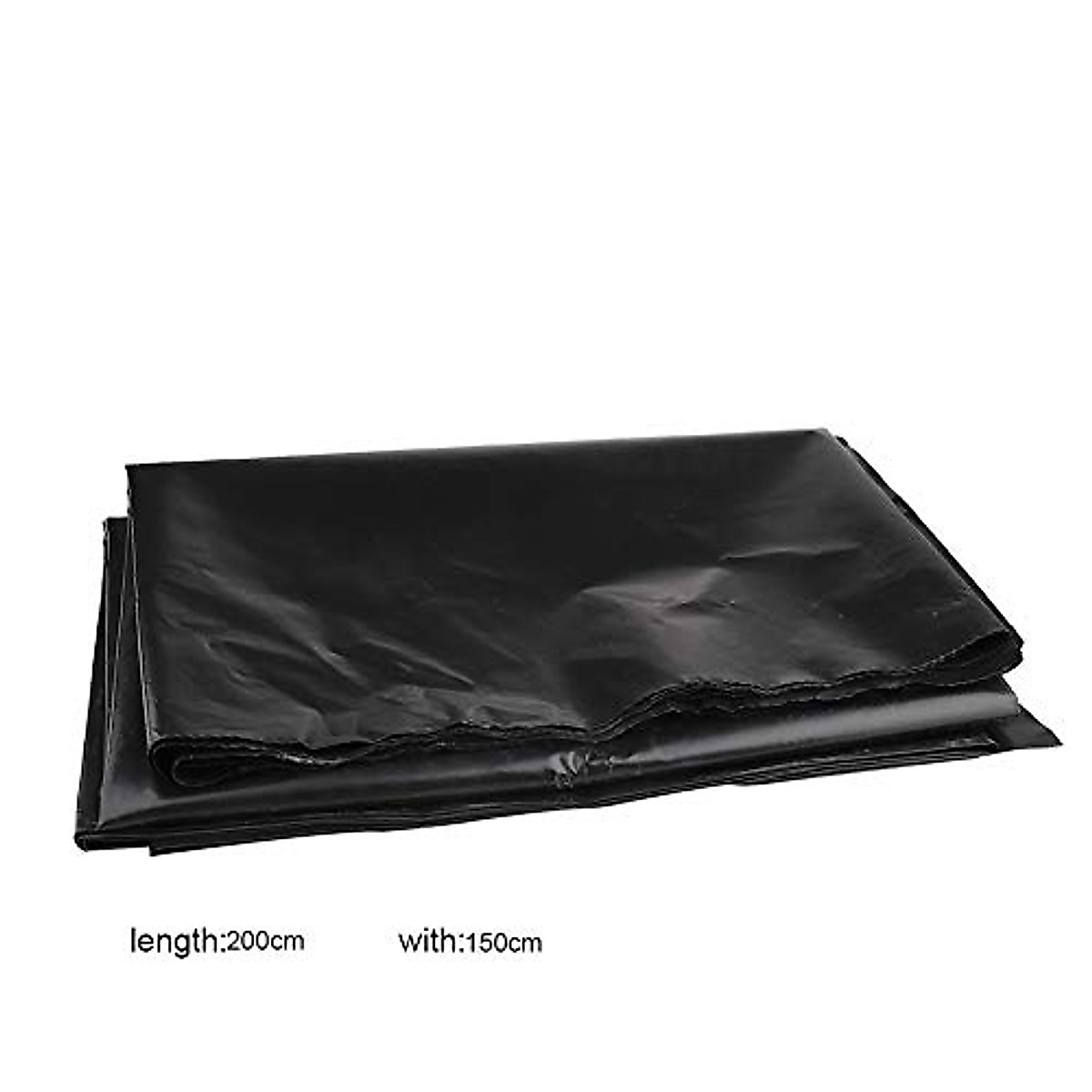 Firlar Rubber Pond Liner Black Pond Liner for Water Garden Ponds Streams Fountains, 6 x 6.6 Feet